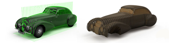 车身的2D剖面图 - 3DModels.org