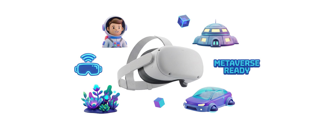 Metaverse 3D-Modellierung - Assets für virtuelle Welten