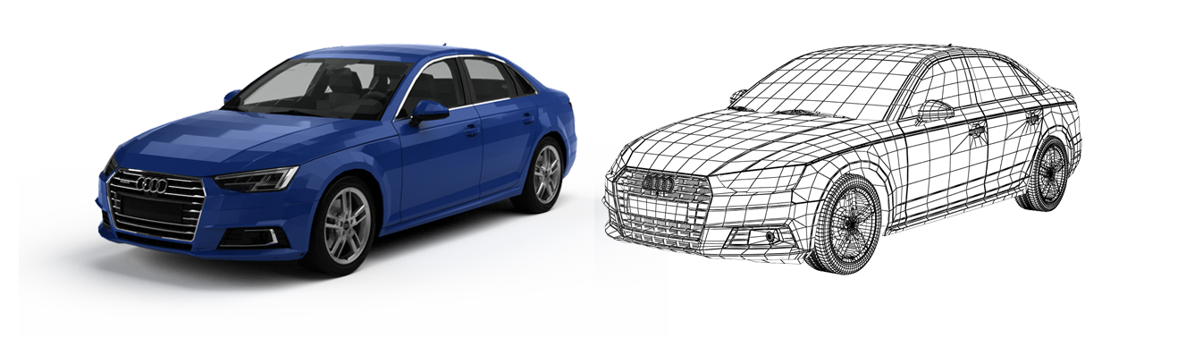 What is Unsmoothed 3D model 3D models